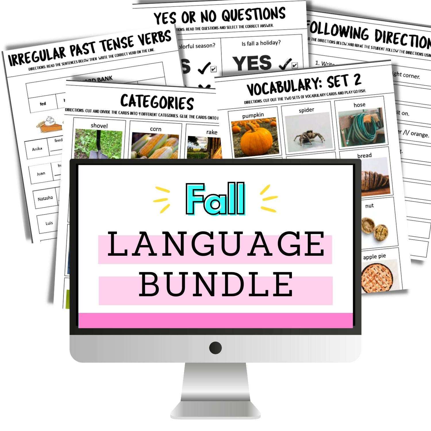 Fall Language Bundle – Speech Therapy Store