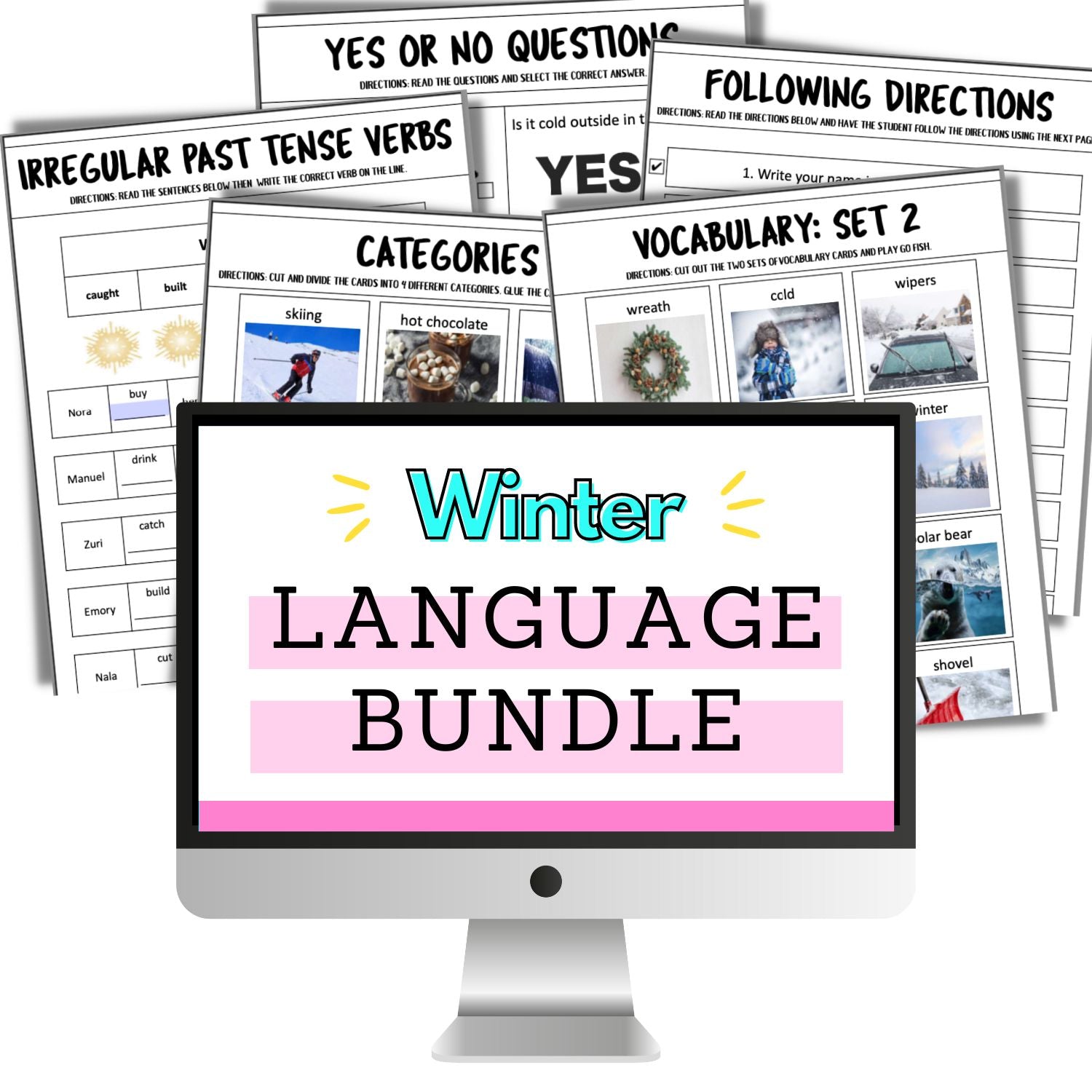 Winter Language Bundle – Speech Therapy Store