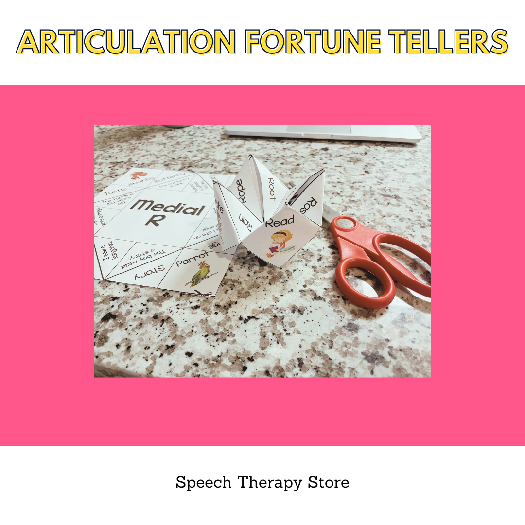 Articulation Fortune Teller Origami – Speech Therapy Store