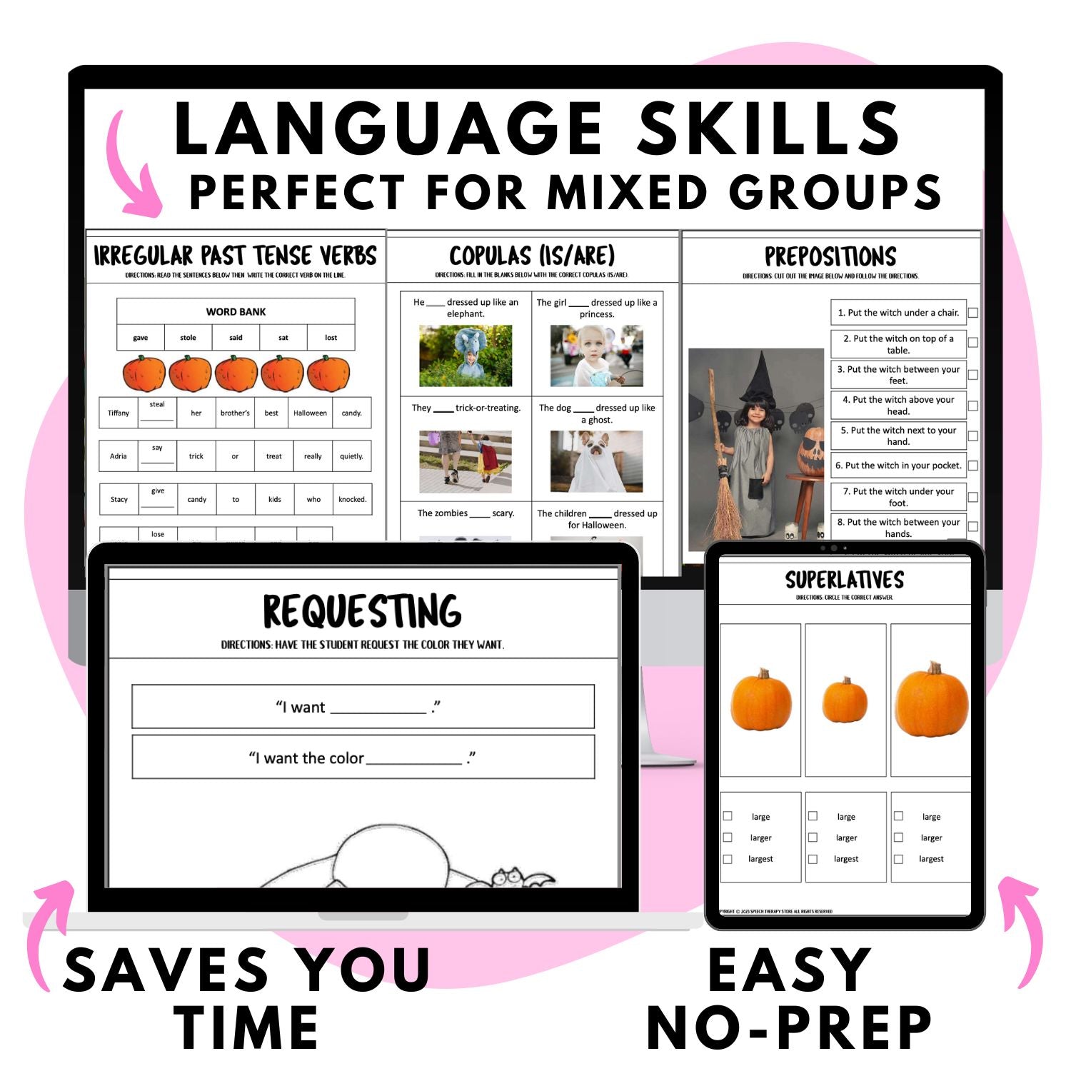 Halloween Language Bundle – Speech Therapy Store