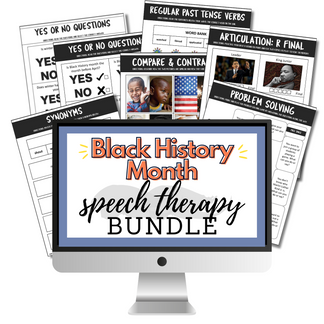Black History Month Bundle Speech Therapy – Speech Therapy Store