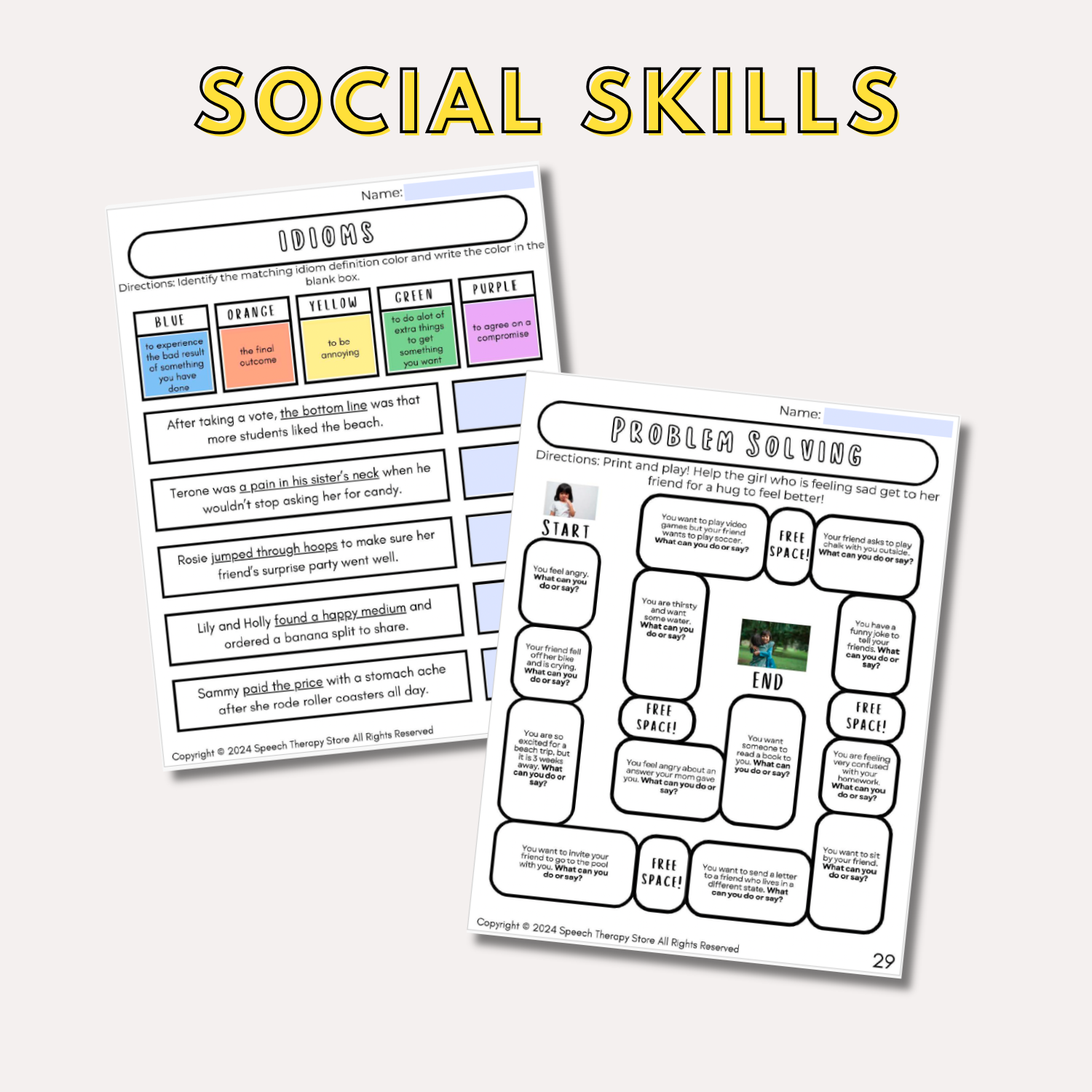 Feelings & Emotions Bundle – Speech Therapy Store