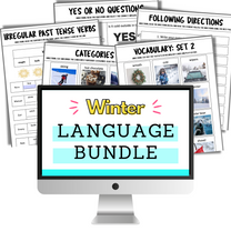 Fun Easy Speech Therapy Language Winter Activities – Speech Therapy Store