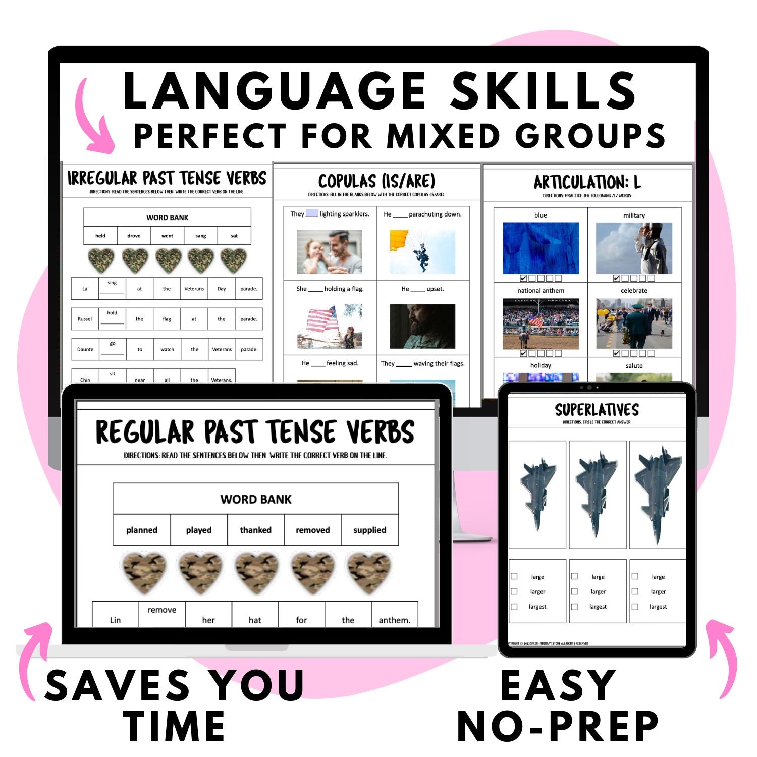 Veterans Day Language Bundle – Speech Therapy Store