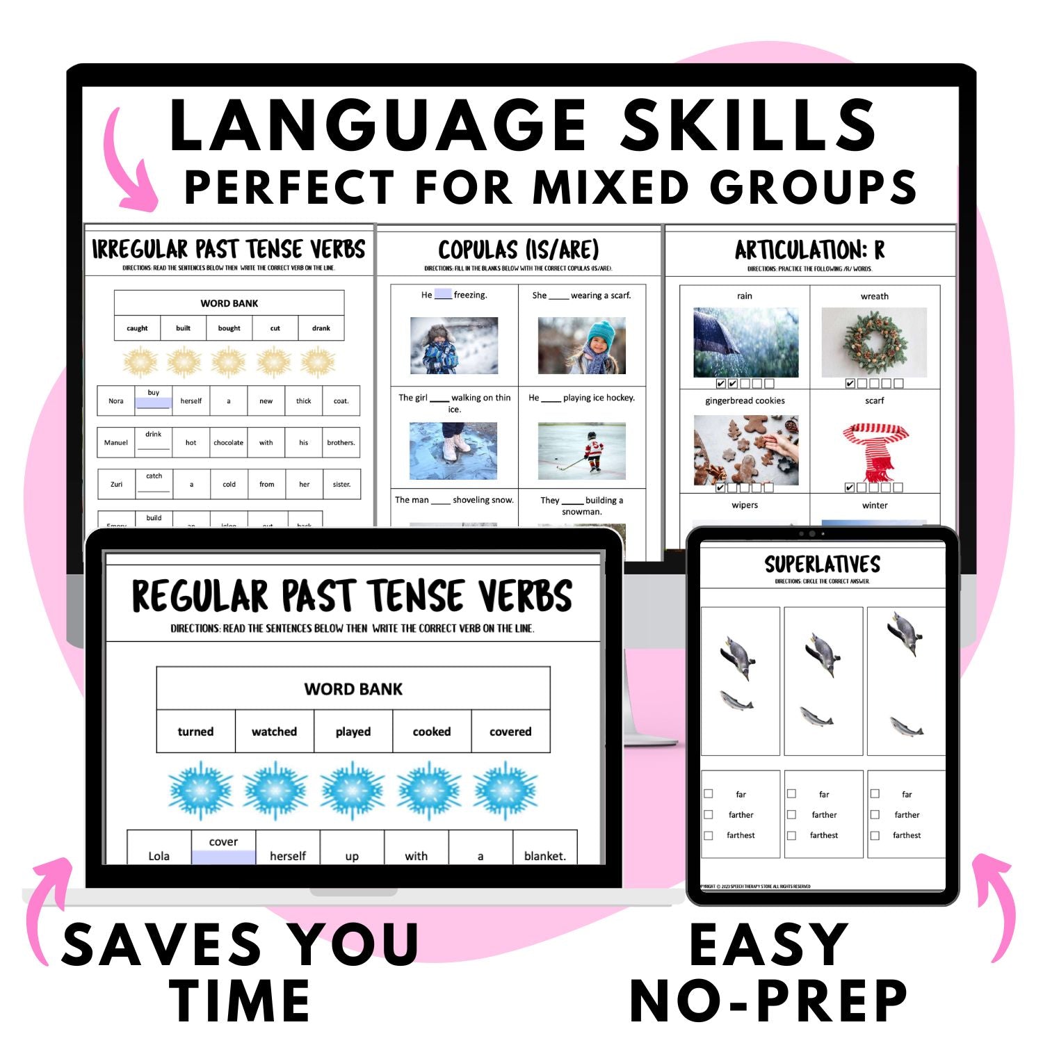 Winter Language Bundle – Speech Therapy Store