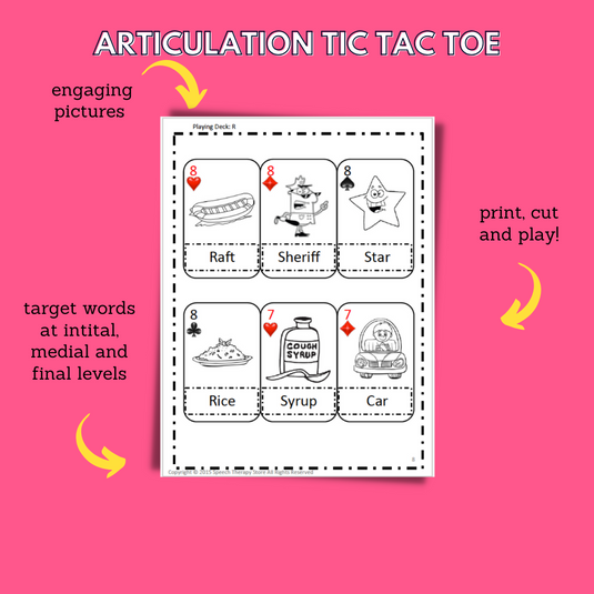Articulation Coloring Card Decks – Speech Therapy Store