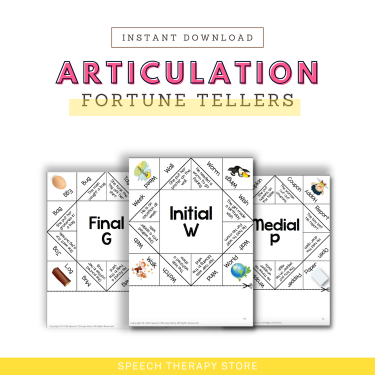 ARTICULATION – Speech Therapy Store