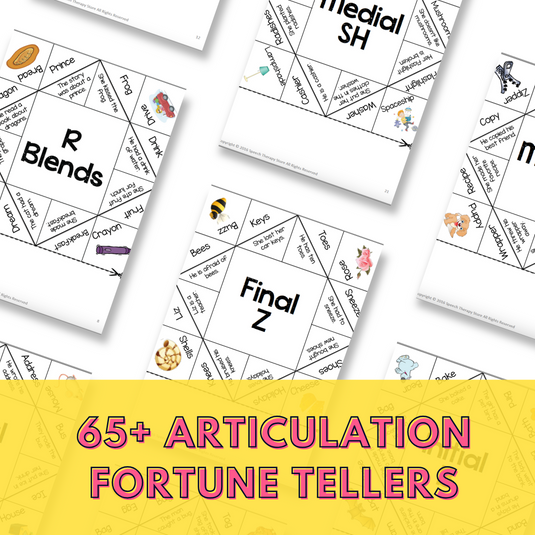 Articulation Fortune Teller Origami – Speech Therapy Store