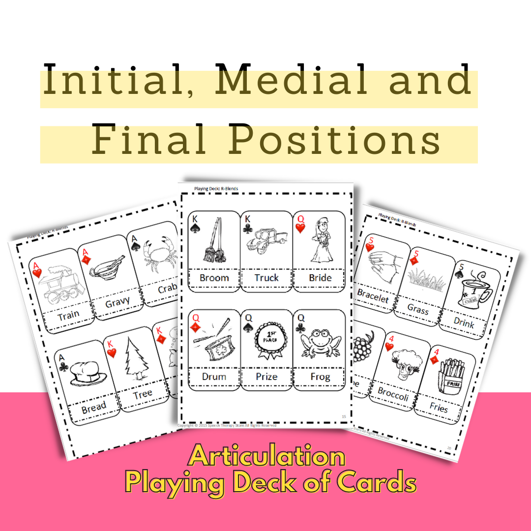 Articulation Coloring Card Decks – Speech Therapy Store