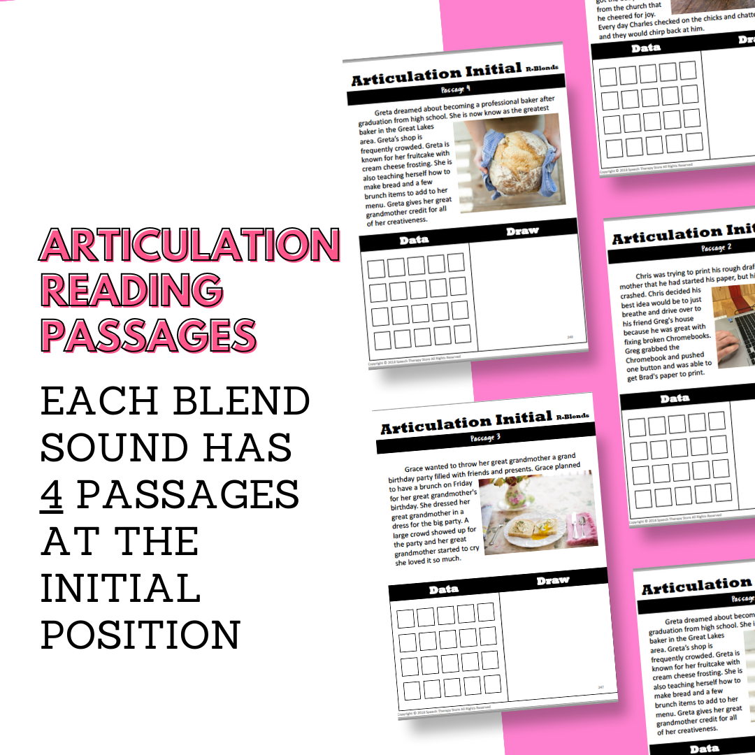 Articulation Reading Passages and Conversation – Speech Therapy Store