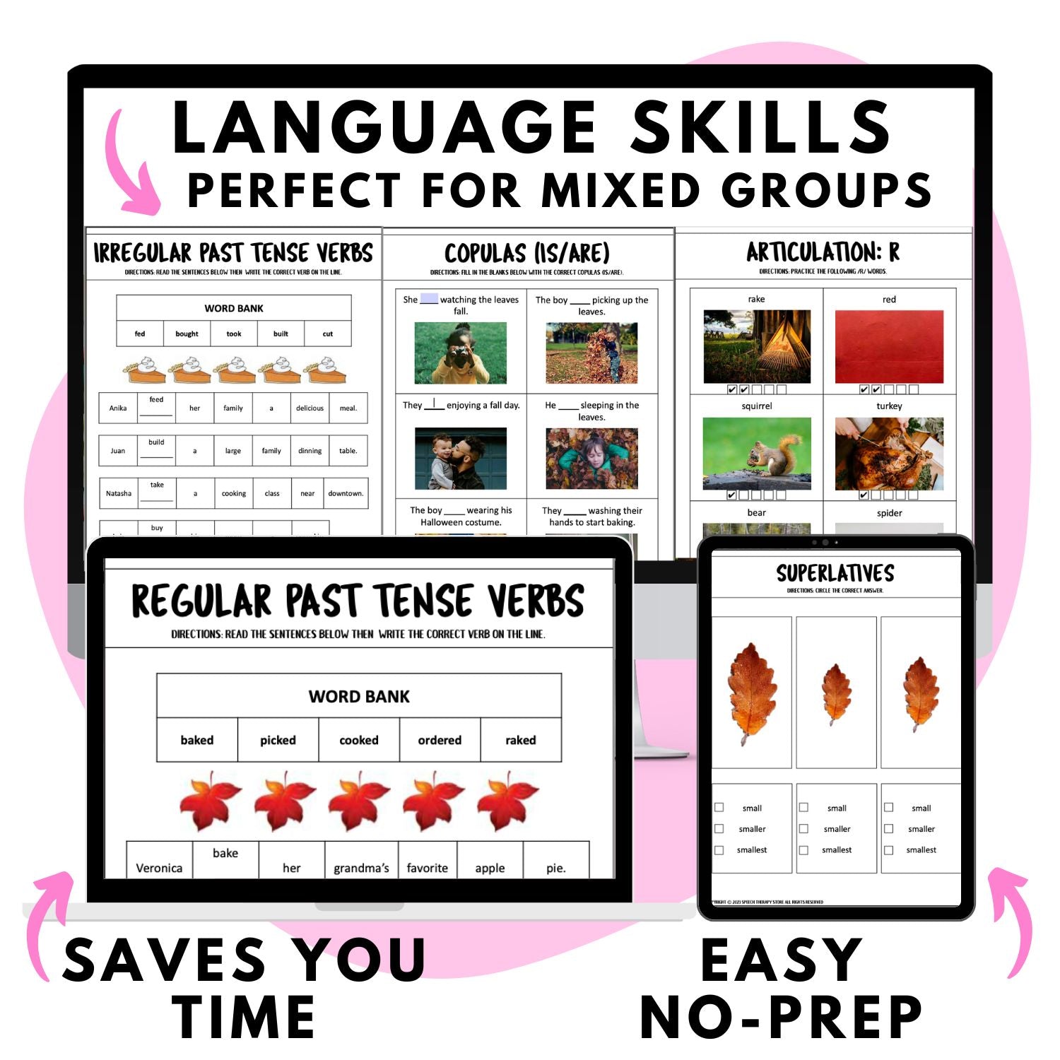 Fall Language Bundle – Speech Therapy Store