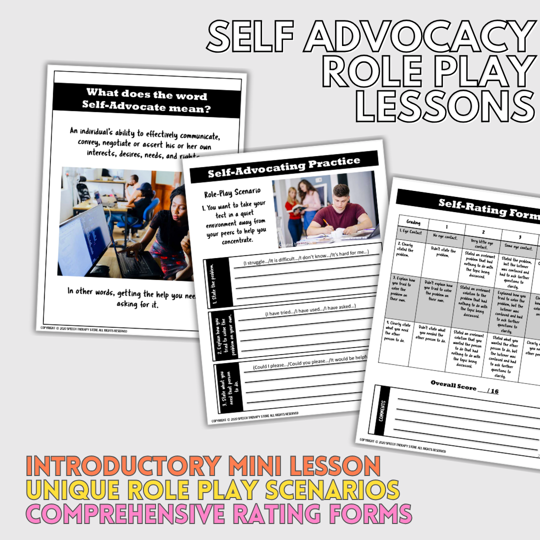 Comprehensive Self-Advocacy Skills Bundle for High School Students ...