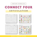 Articulation Connect Four – Speech Therapy Store