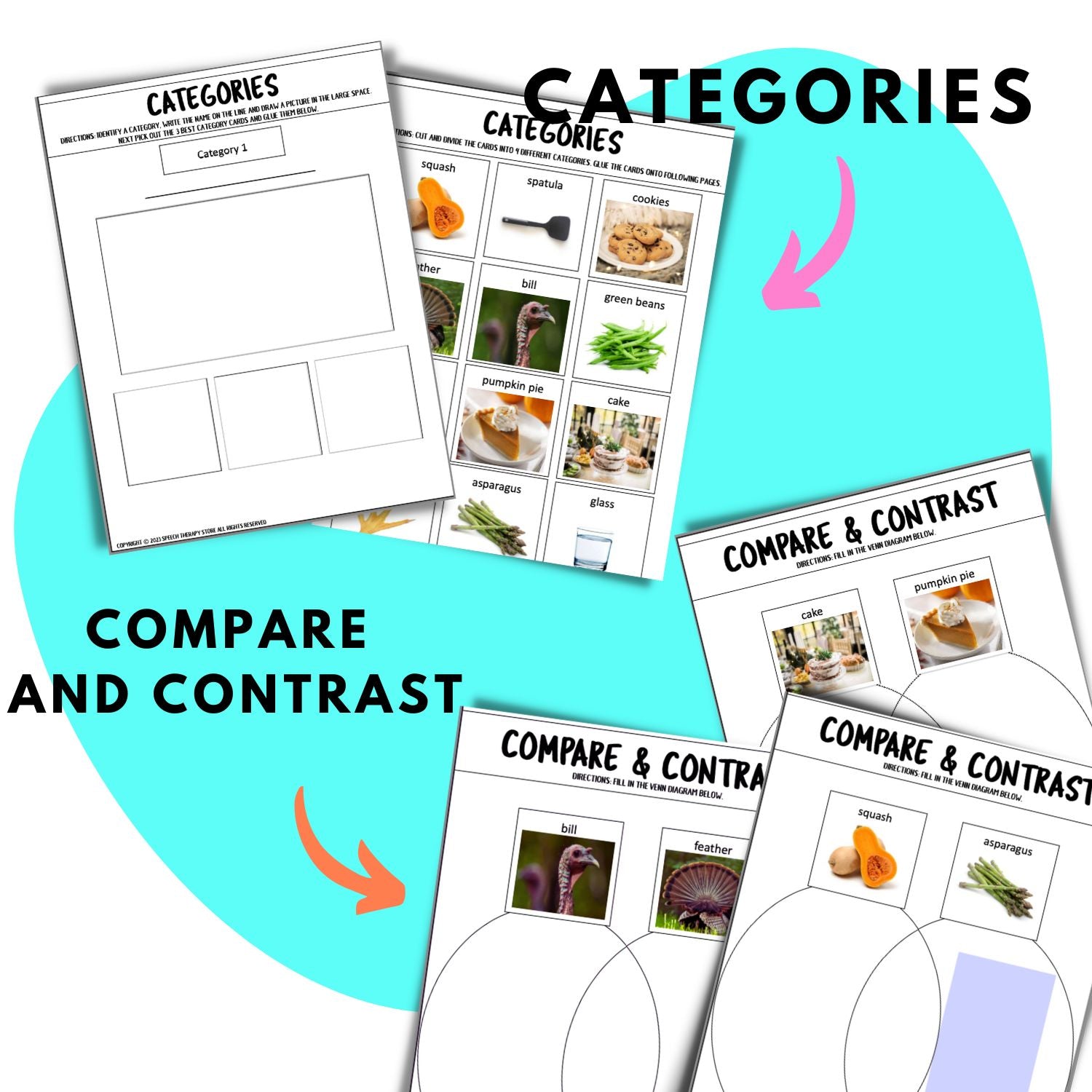 Thanksgiving Language Bundle – Speech Therapy Store