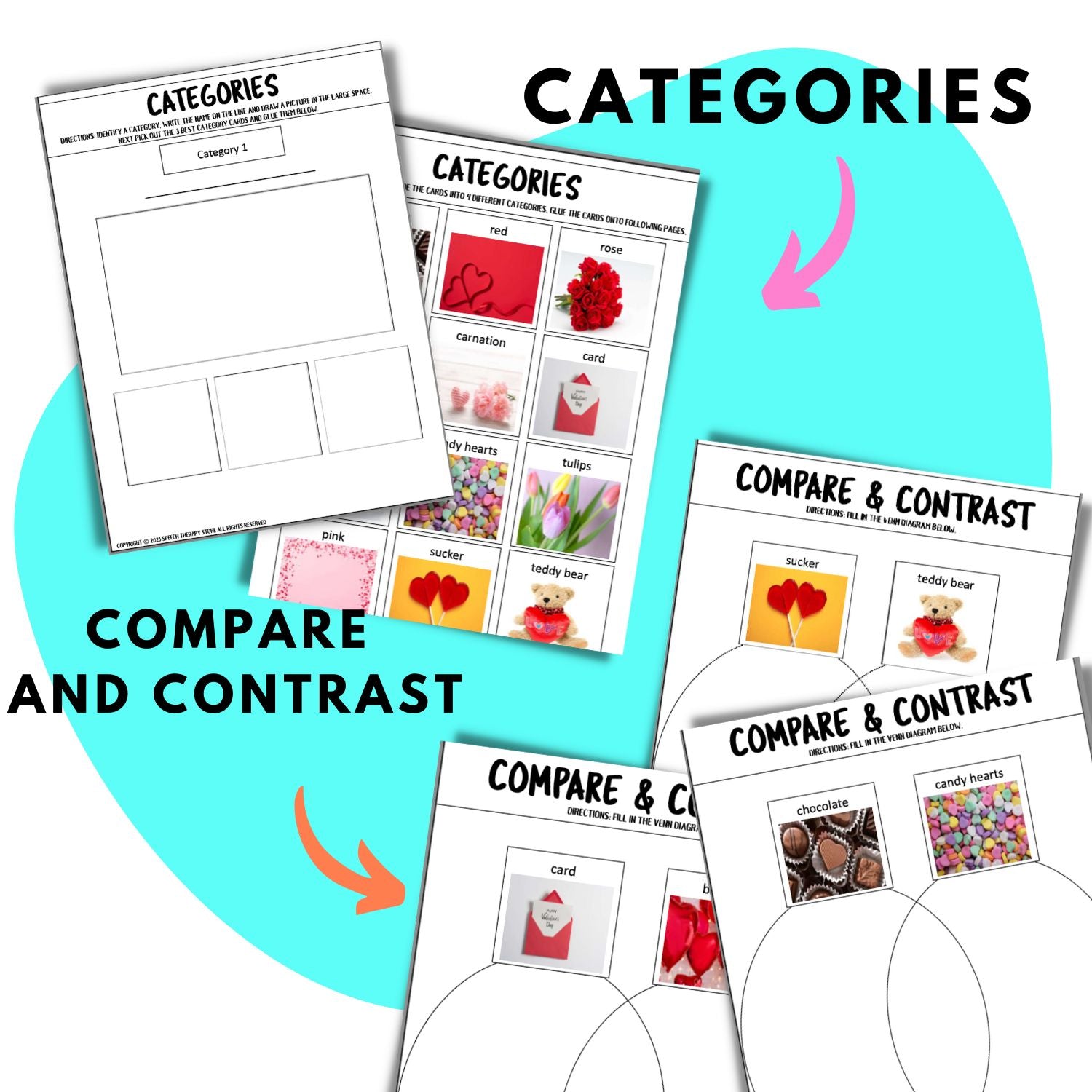 Valentine's Day Language Bundle – Speech Therapy Store