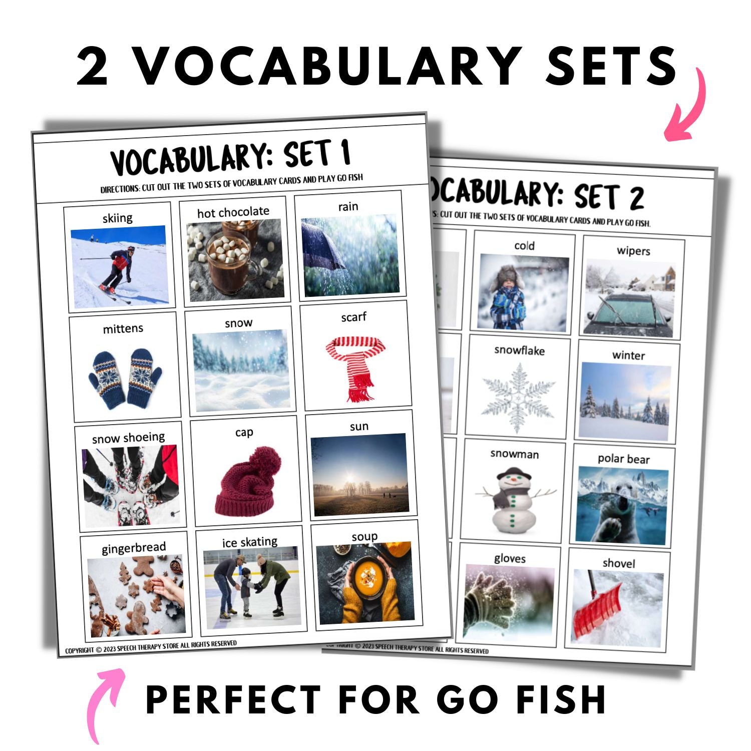 Fun Easy Speech Therapy Language Winter Activities – Speech Therapy Store