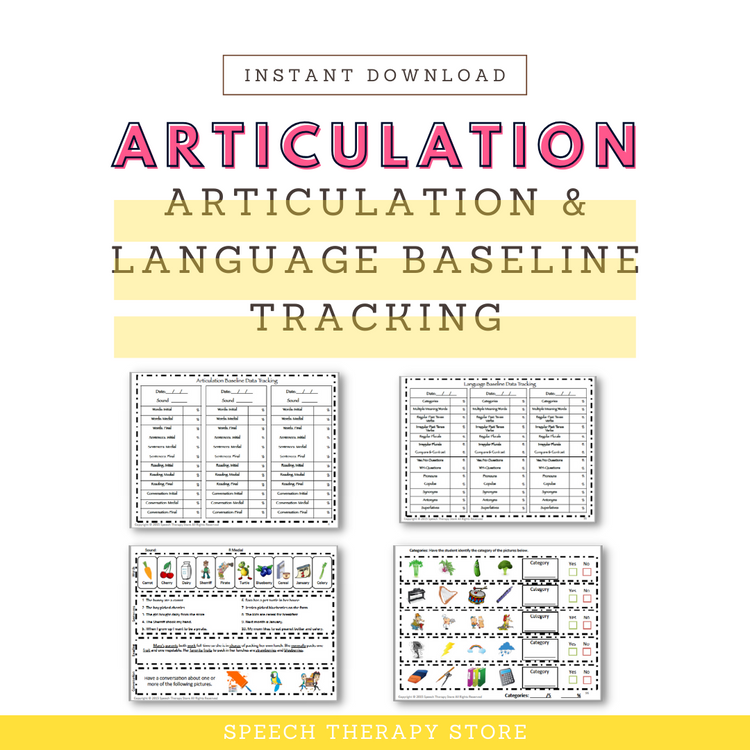 ARTICULATION – Speech Therapy Store