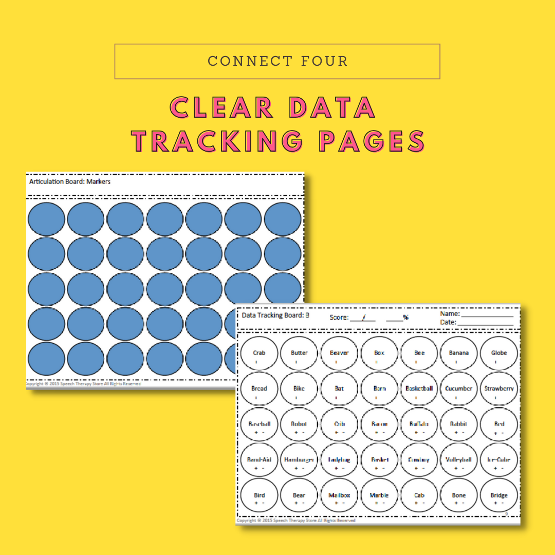 Articulation Connect Four – Speech Therapy Store