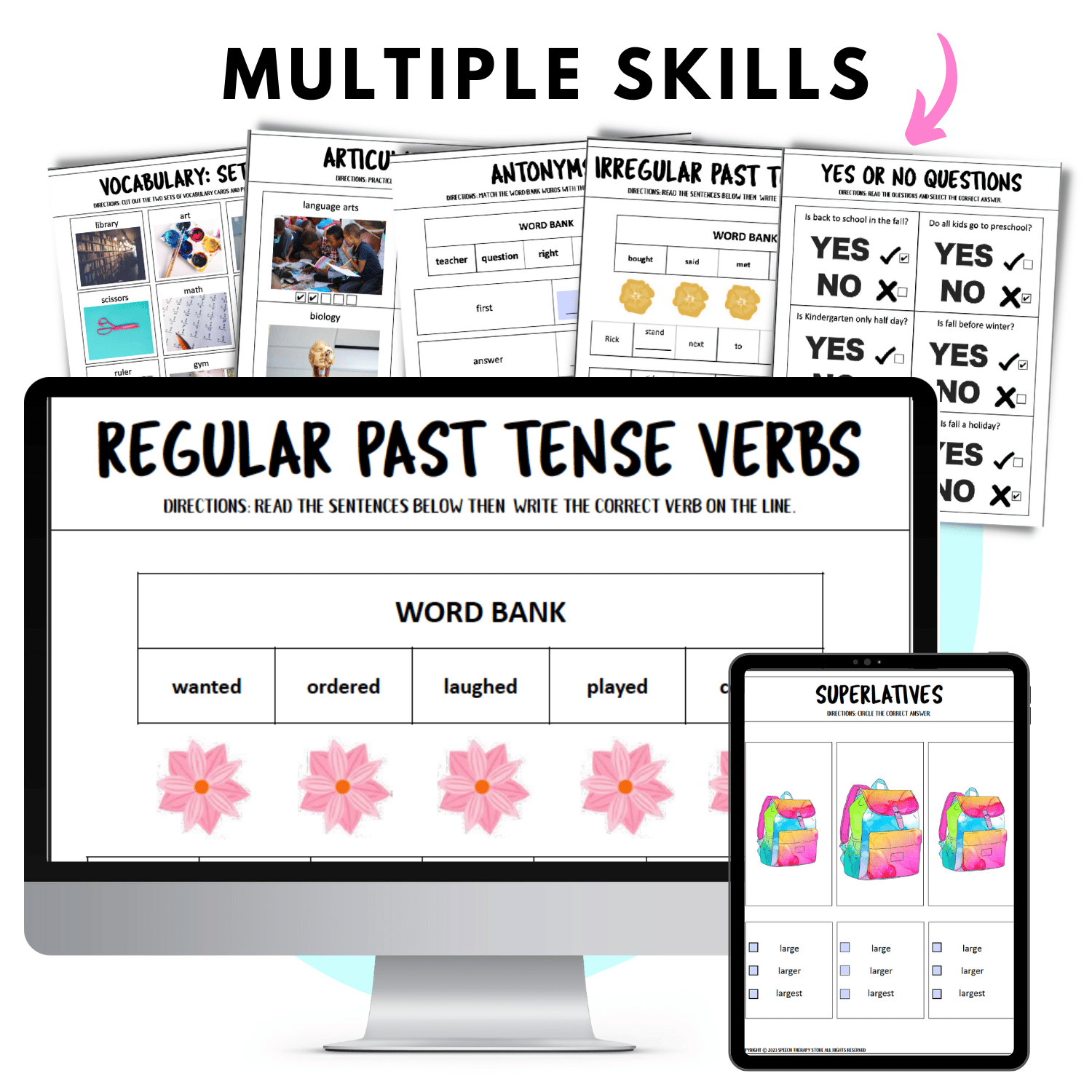 Back to School Language Bundle – Speech Therapy Store