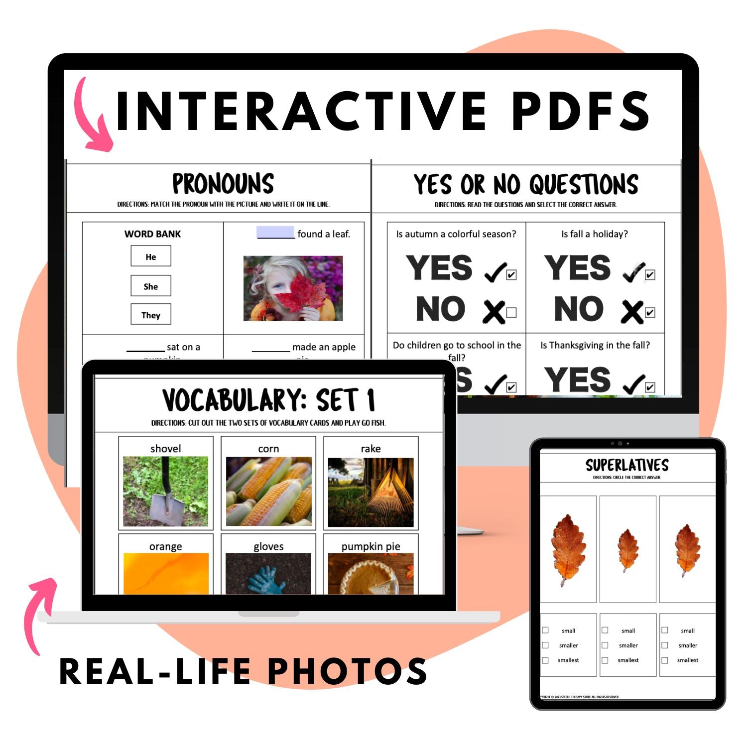 Fall Language Bundle – Speech Therapy Store