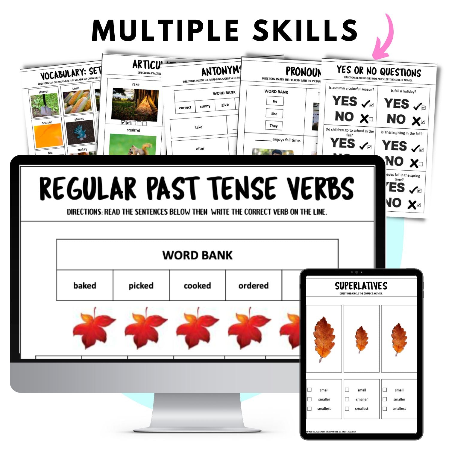 Fall Language Bundle – Speech Therapy Store