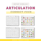 Articulation Connect Four – Speech Therapy Store