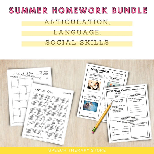 ARTICULATION – Speech Therapy Store