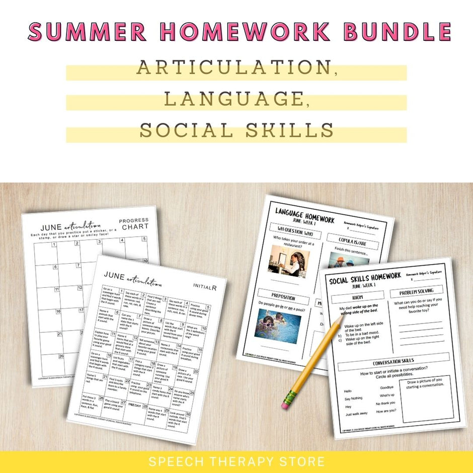 ARTICULATION – Speech Therapy Store