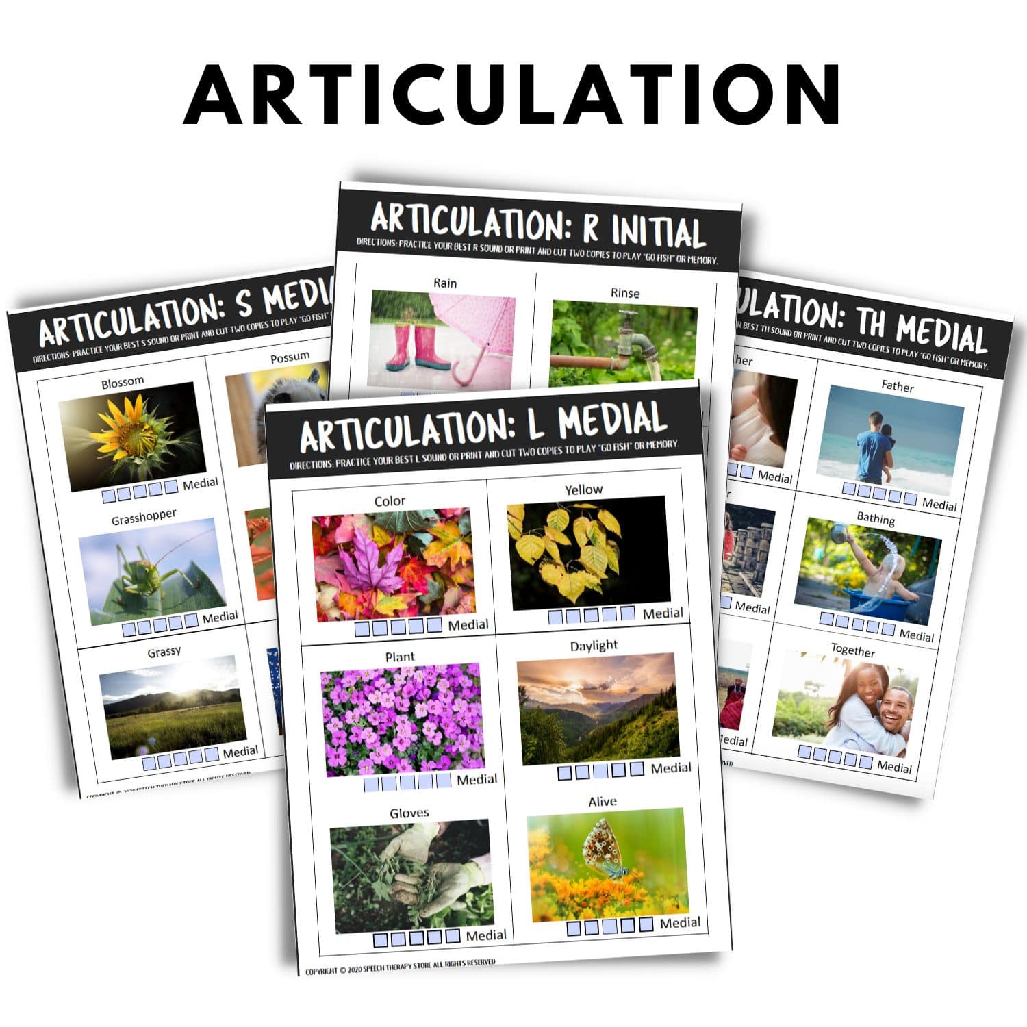 Year-Long Speech Therapy Materials – Speech Therapy Store