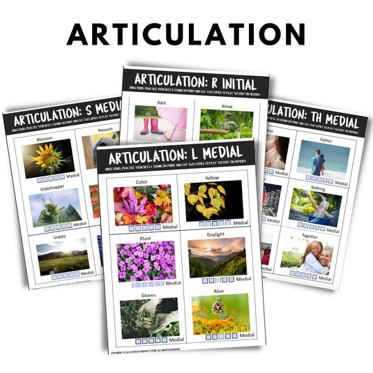 Year-Long Speech Therapy Materials – Speech Therapy Store