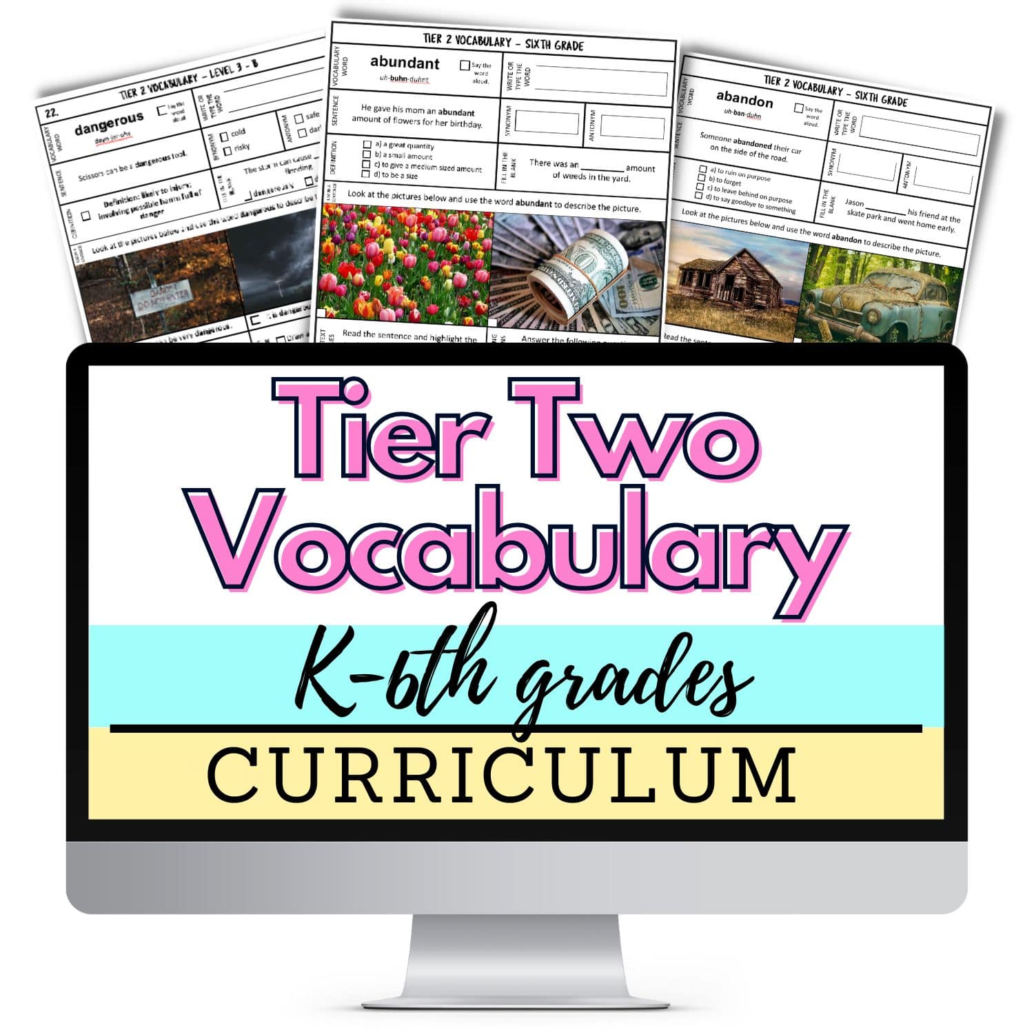 Teach Tier 2 Words Vocabulary Speech Therapy Language – Speech Therapy ...