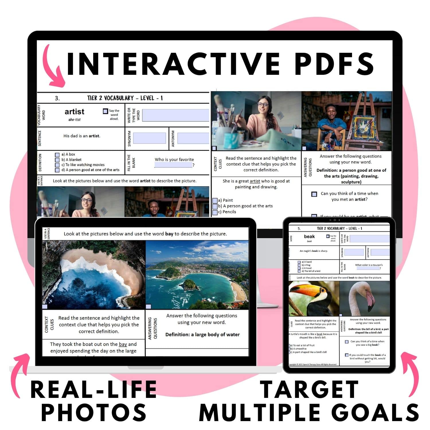 Teach Tier 2 Words Vocabulary Speech Therapy Language – Speech Therapy ...