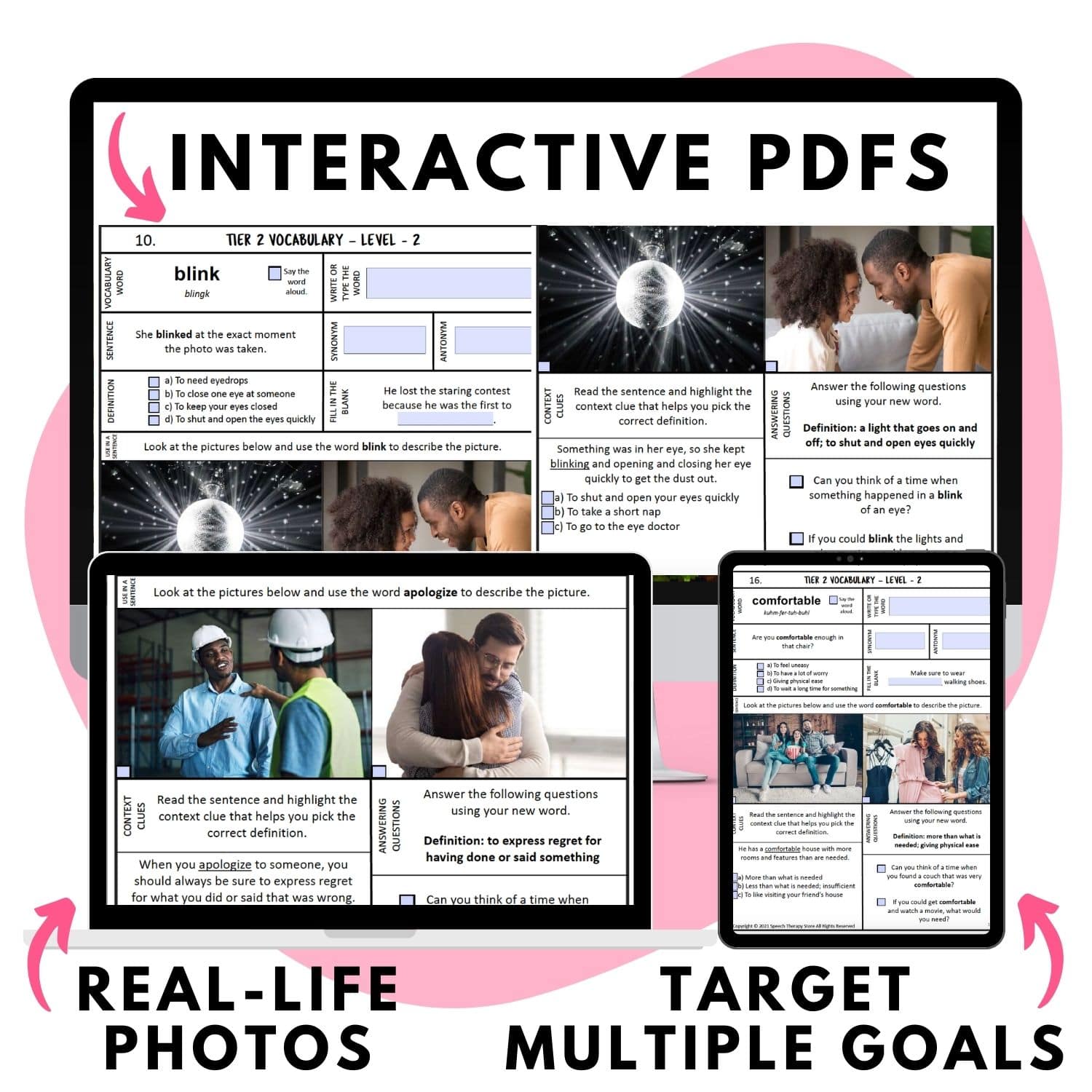 Tier 2 Words Speech Therapy - 1st Grade – Speech Therapy Store