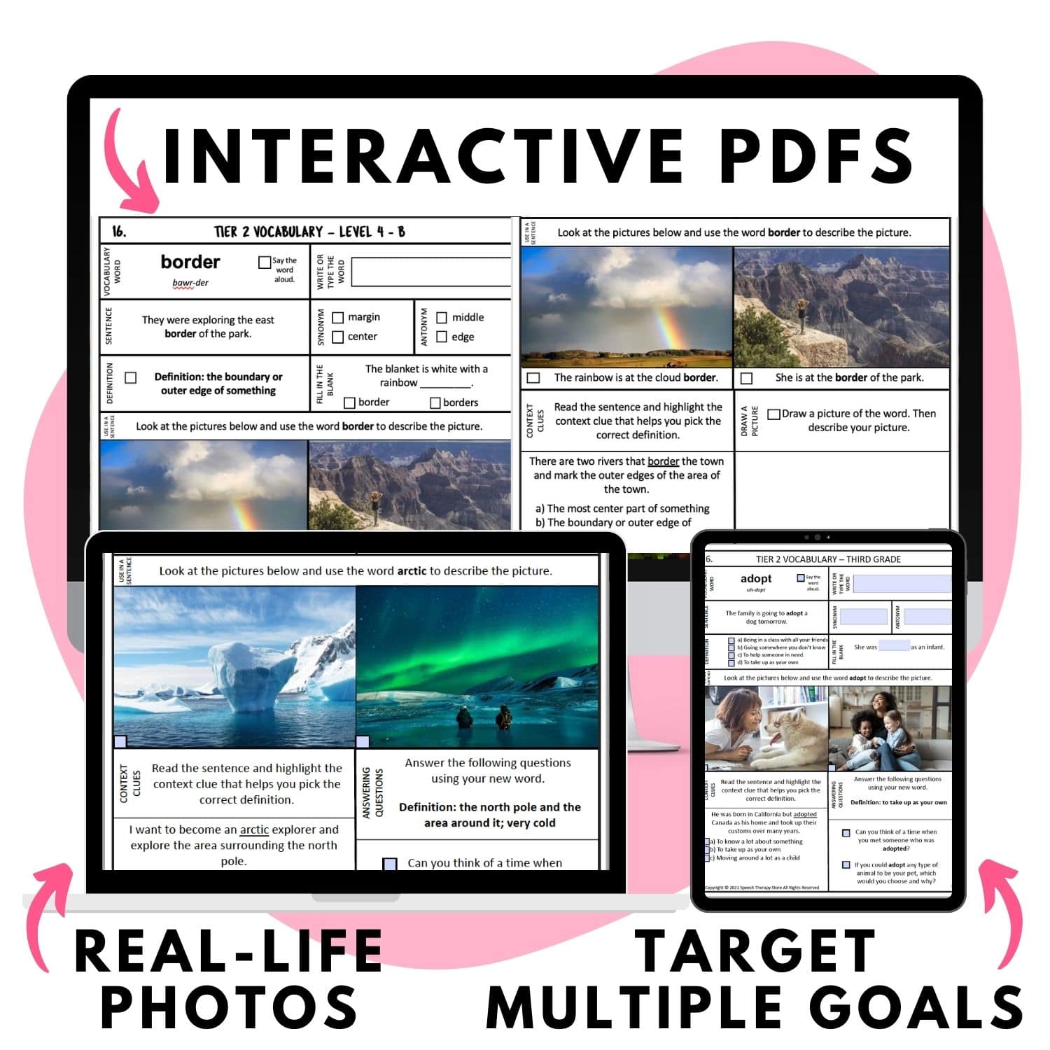 Tier 2 Words Speech Therapy - 3rd Grade – Speech Therapy Store