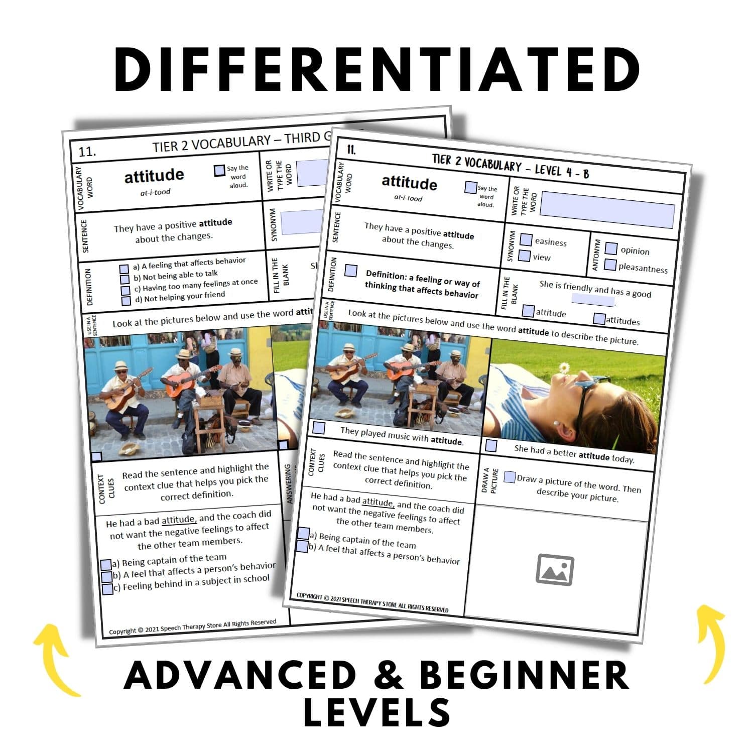 Tier 2 Words Speech Therapy - 3rd Grade – Speech Therapy Store