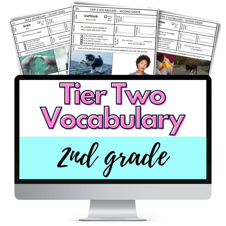 TIER 2 VOCABULARY CURRICULUM – Speech Therapy Store